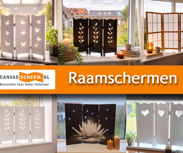Raamschermen voor Privacy & Stijl – Canvasscherm.nl